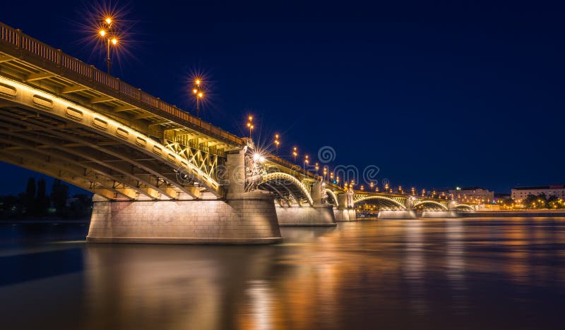 The Margaret Bridge, Budapest Editorial Photo - Image of long ...