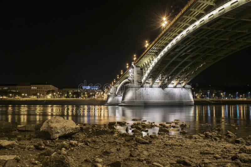 Margaret Bridge, Budapest, Hungary Stock Image - Image of europe ...