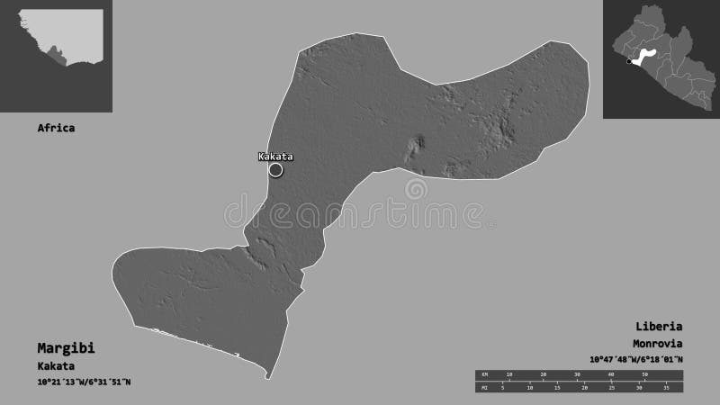 Margibi, County of Liberia,. Previews. Bilevel Stock Illustration ...