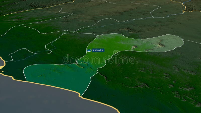 Margibi, Liberia - Highlighted with Capital. Physical Stock ...