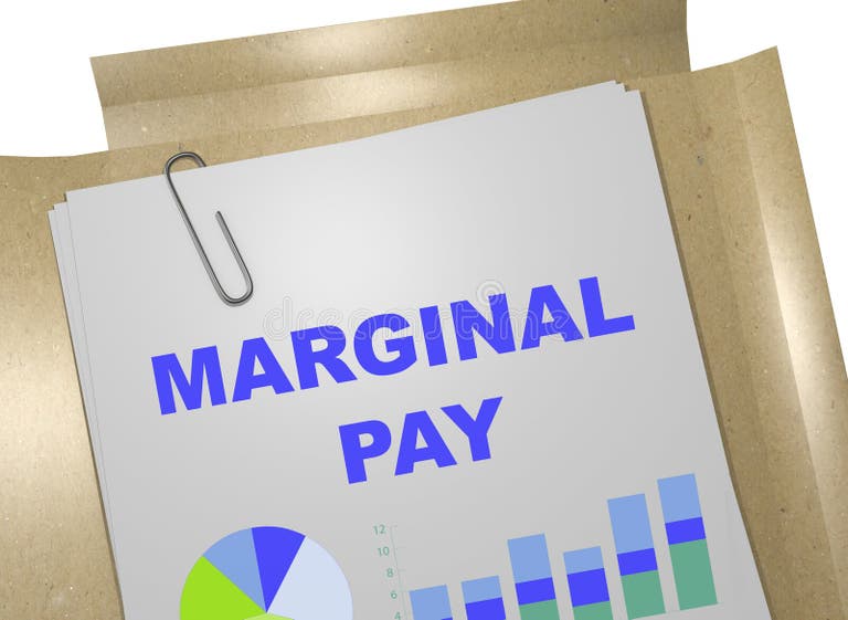Marginal Pay concept stock illustration. Illustration of marginal ...