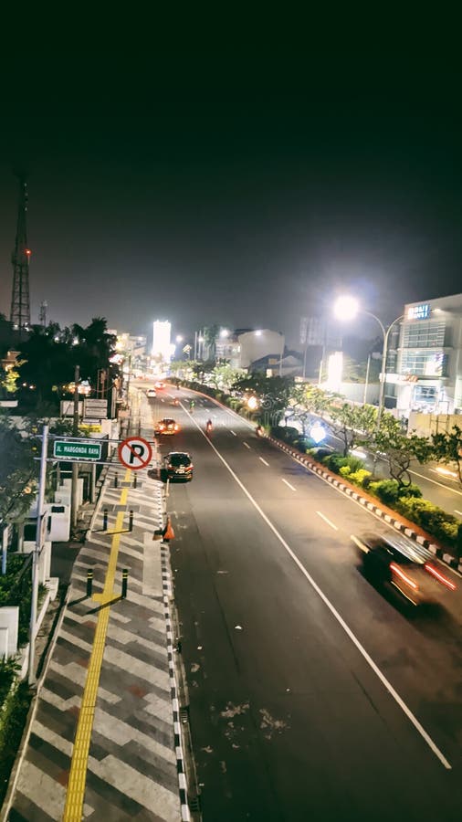 Margonda Raya Road Indonesia Stock Photo - Image of indonesia, street ...