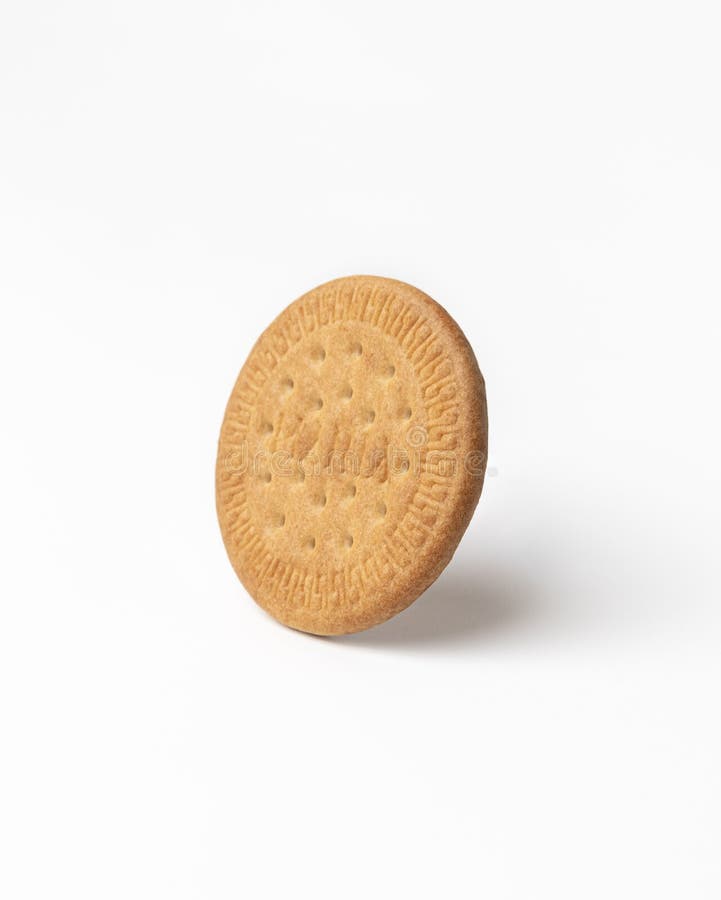 Maria Biscuit on White Background Stock Image - Image of snack, pastry ...