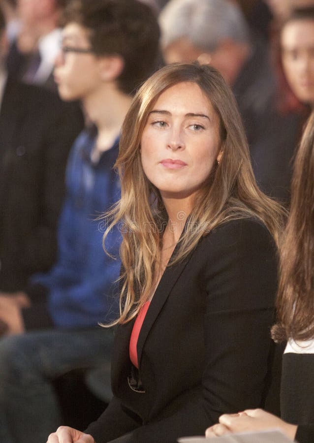 Maria Elena Boschi editorial photography. Image of minister - 69679172