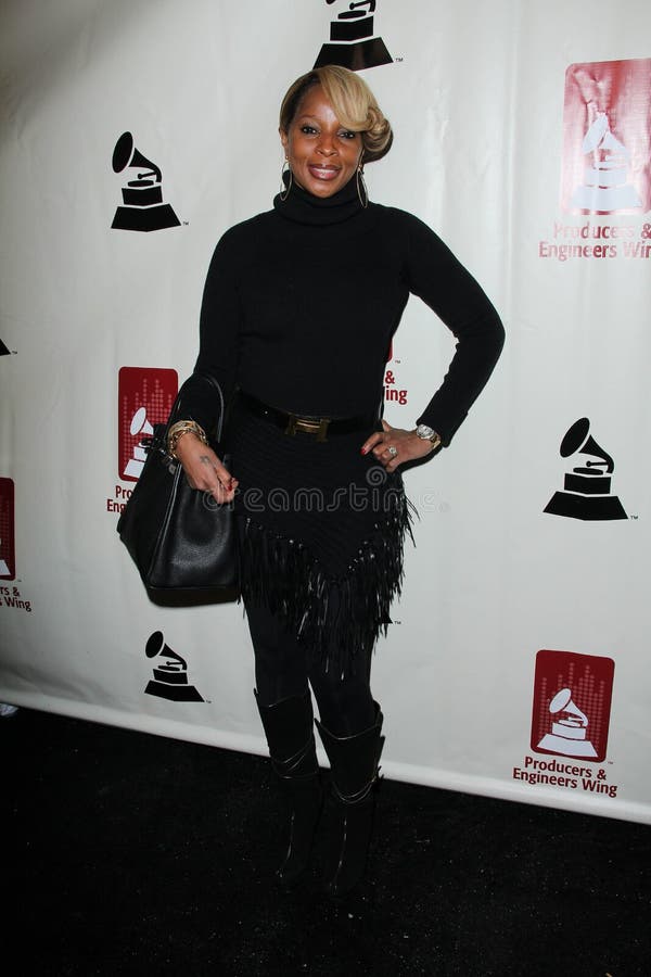 Maria J. Blige imagen de archivo editorial. Imagen de productores ...