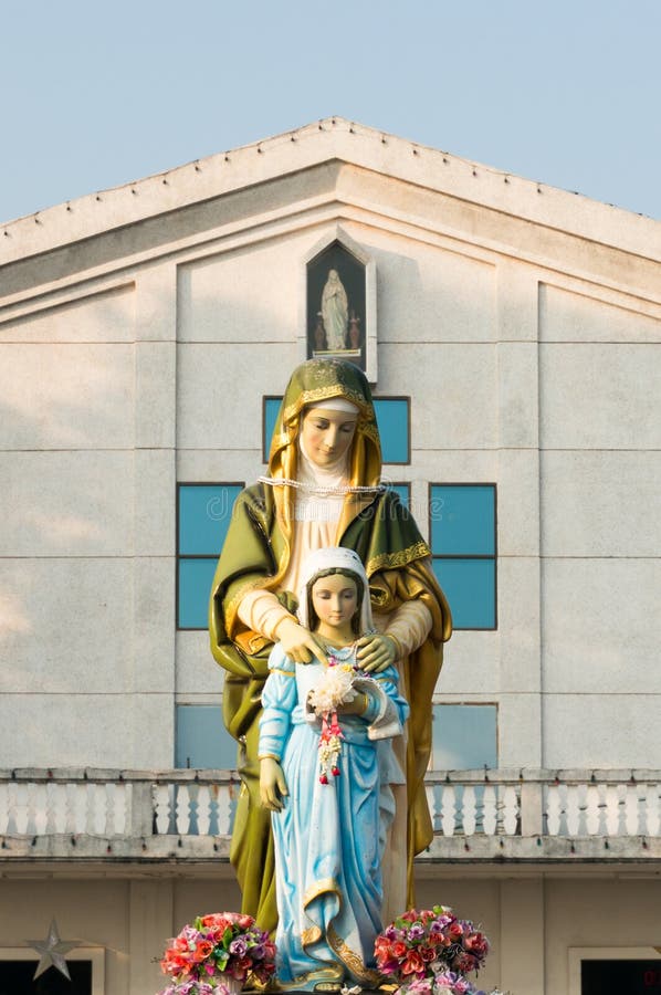 Maria and Jesus stock photo. Image of catholic, mother - 36310738