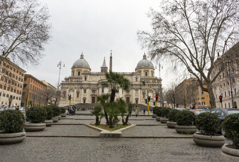 Maria Maggiore Cathedral in Rome, Italy Editorial Photography - Image ...