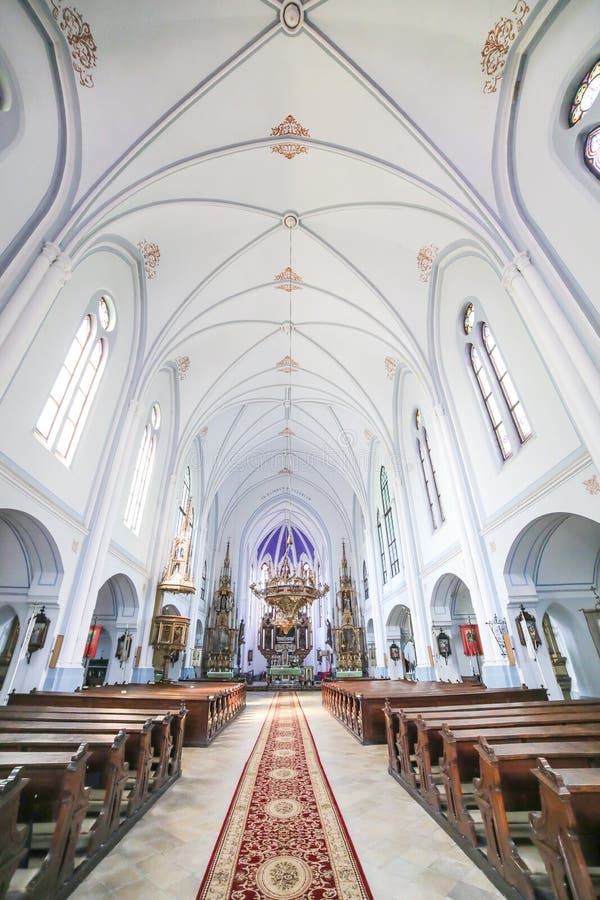 Maria Radna Franciscan Monastery Interior and Ceiling in Radna ...