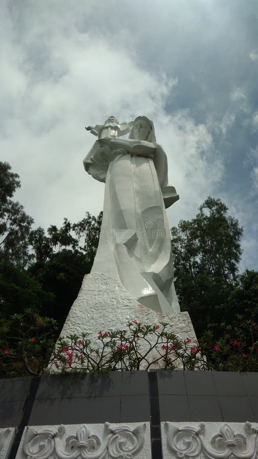 Maria statue stock photo. Image of vung, statue, never - 102401876