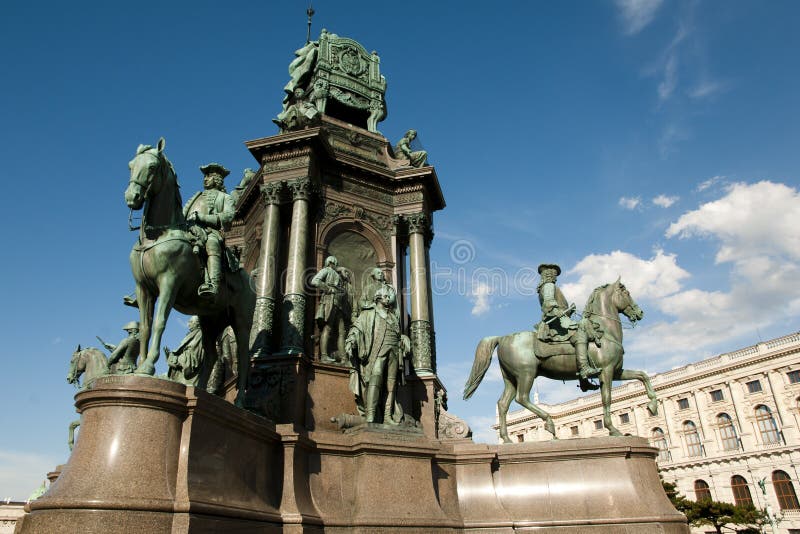 Maria Theresa Monument, Vienne, Autriche Photo stock - Image du theresa ...