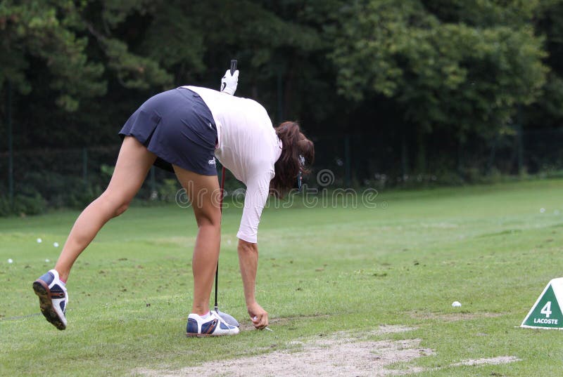 Maria Verchenova (RUS) Evian Masters 2011 Editorial Image - Image of ...
