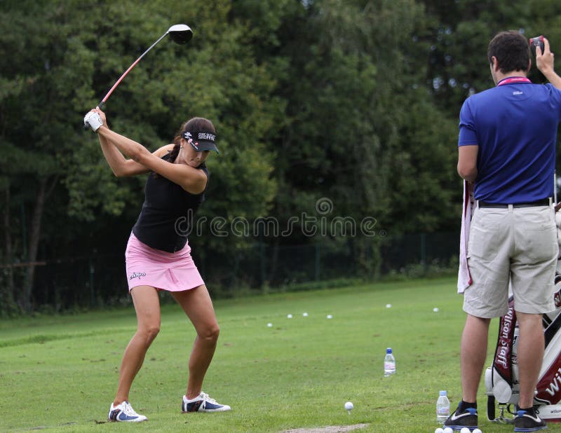 Maria Verchenova (RUS) Evian Masters 2011 Editorial Stock Photo - Image ...