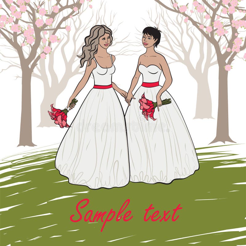 Mariage Homosexuel Illustration De Vecteur Illustration Du Cérémonie