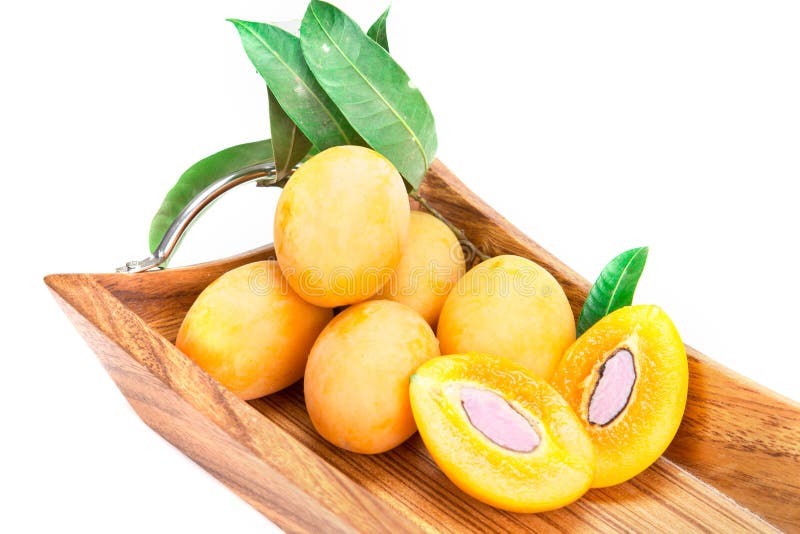 Marian Plum , Sweet and Delicious Fruit Stock Image - Image of maprang ...