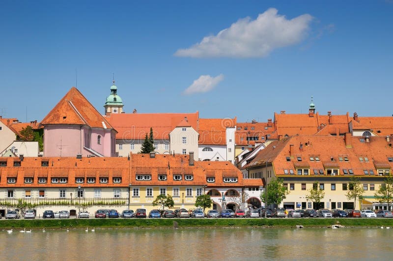 Maribor city, Slovenia stock image. Image of maribor - 11448907