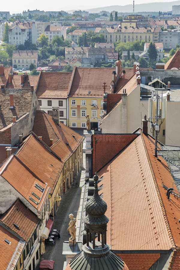 Maribor Cityscape, Slovenia Stock Photo - Image of styria, cityscape ...