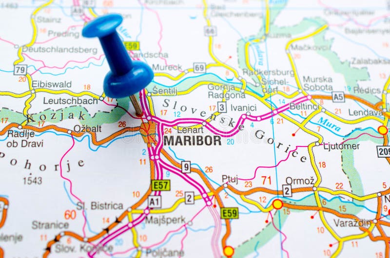 Maribor Map Stock Photos - Free & Royalty-Free Stock Photos from Dreamstime