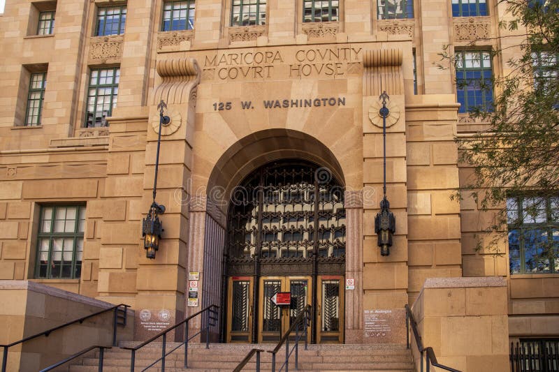 Maricopa County CourtHouse in Downtown Phoenix Arizona Editorial ...