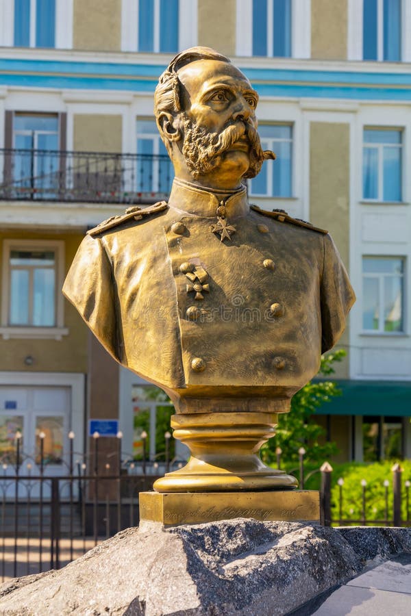 Mariinsk, Monument To Emperor Alexander II Stock Image - Image of ...