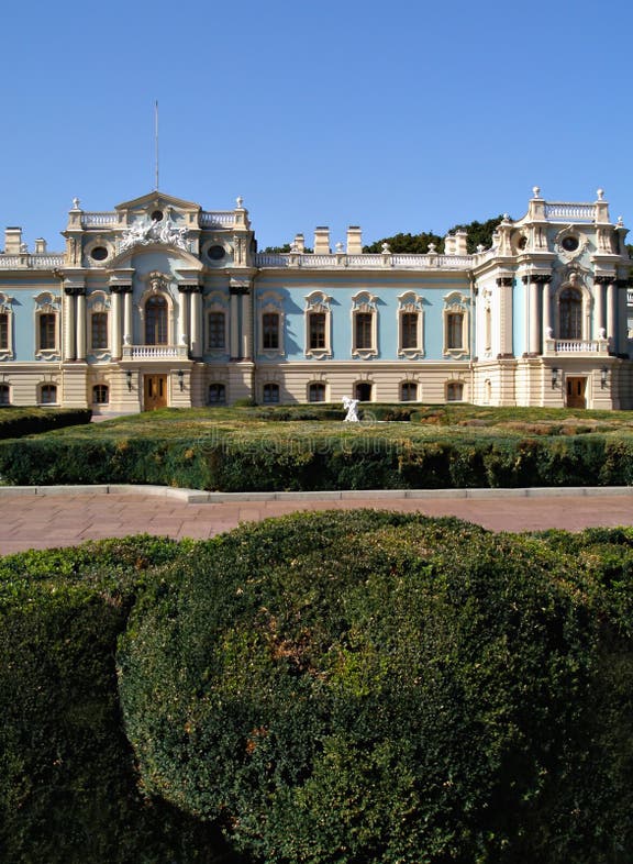 Mariinsk palace in Kiev stock photo. Image of longstanding - 1443870