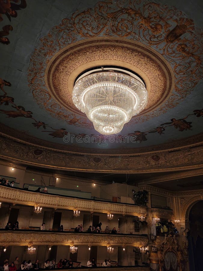 Mariinsky Theatre editorial stock photo. Image of ceiling - 234625583