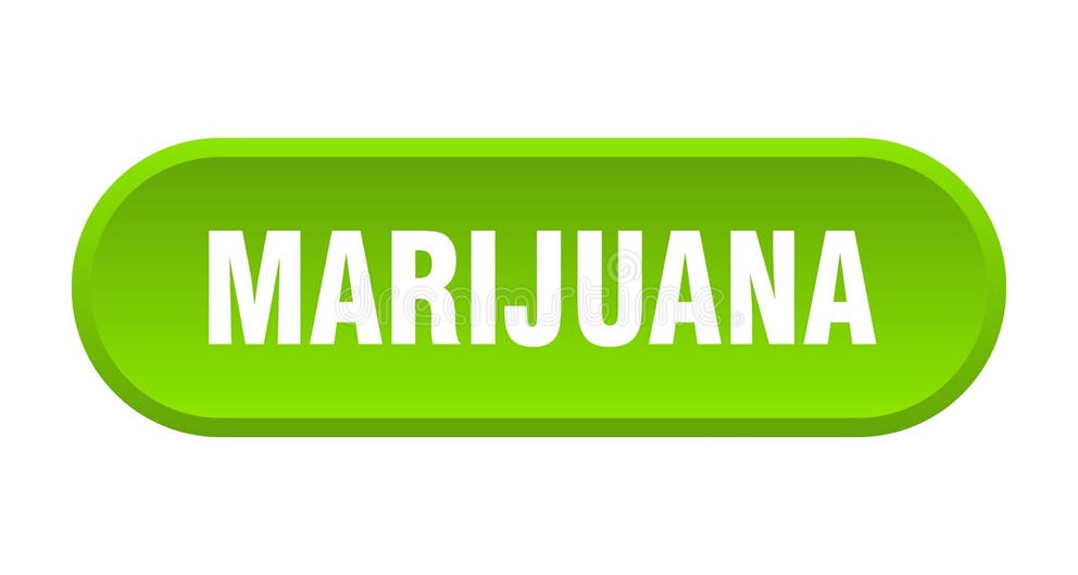 Marijuana button stock vector. Illustration of badge - 158489285