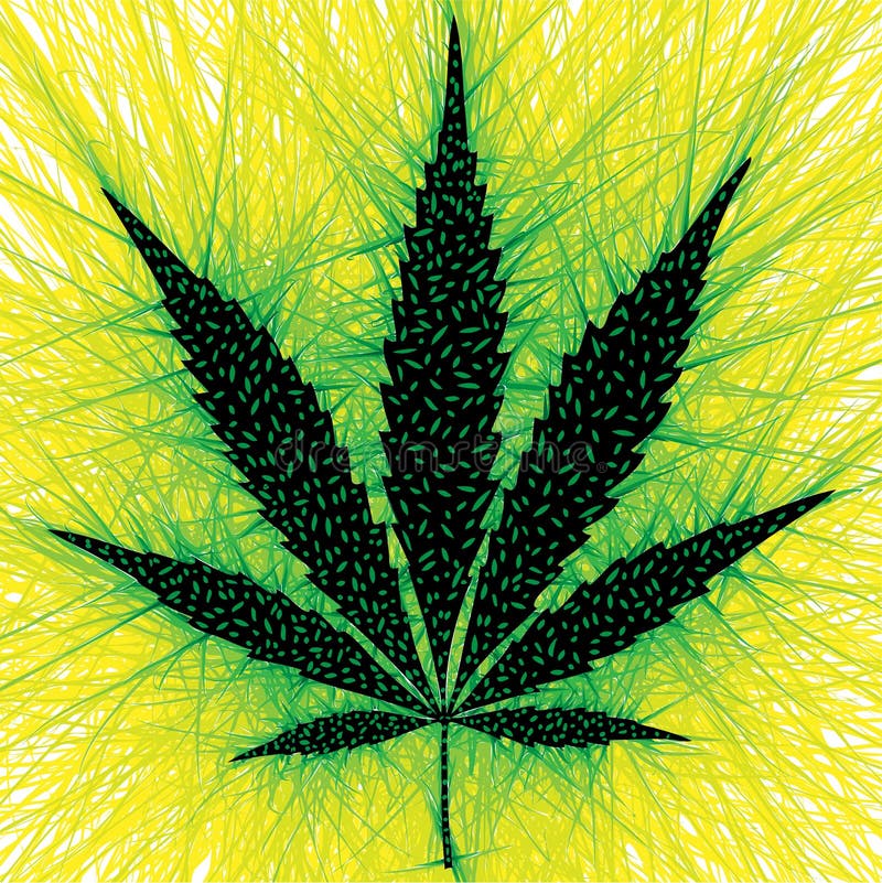Marijuana stock vector. Illustration of happy, psychedelia - 47961904