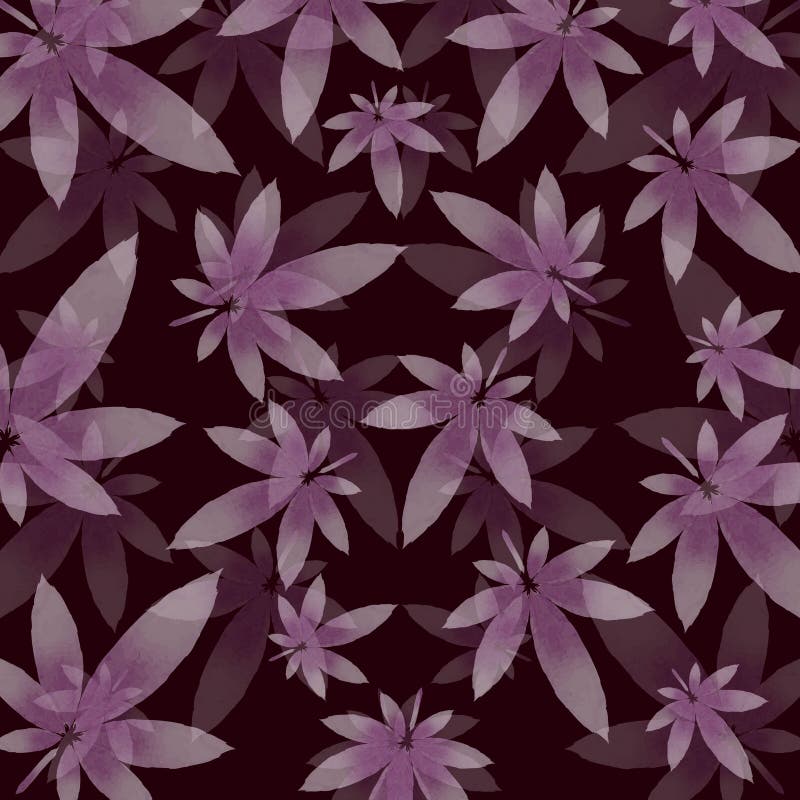 Marijuana Leaf Vector Background in Purple Color Stock Vector ...