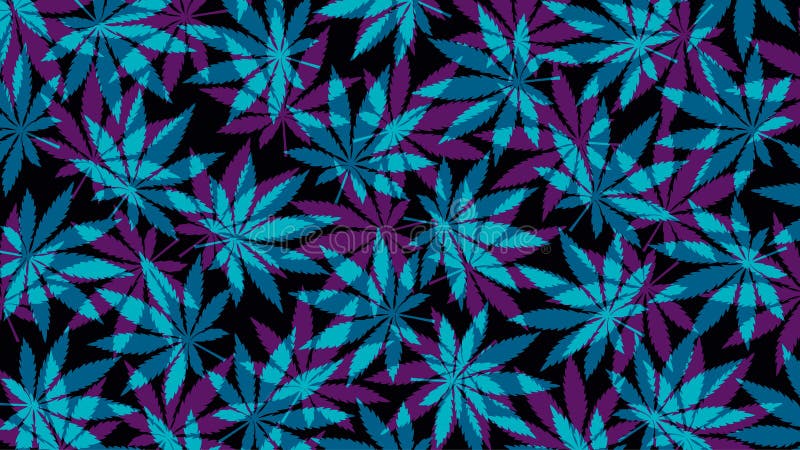 Marijuana Leafs or Cannabis Leafs Weed Pattern Stock Vector ...