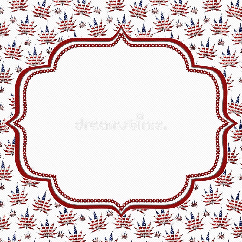 Marijuana Border Design stock illustration. Illustration of blank ...