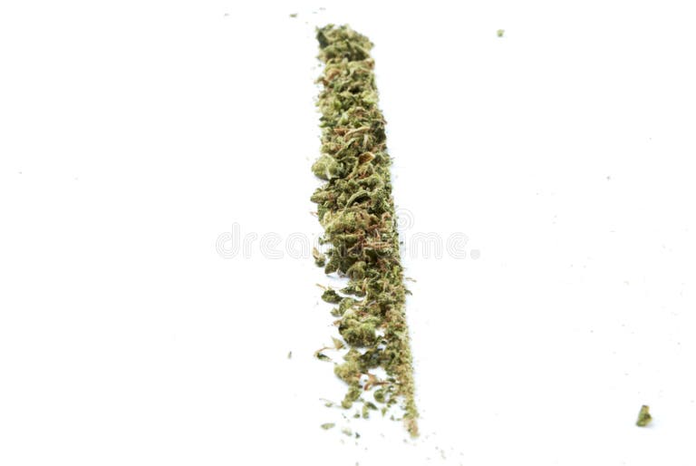 Marijuana, White Background Stock Image - Image of background ...