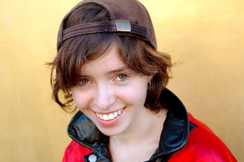 Marimacho foto de archivo. Imagen de joven, rojo, mirada - 489020