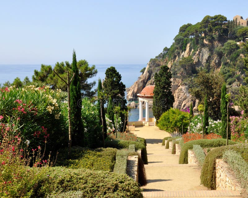 Marimurtra Garden in Blanes,Spain Stock Image - Image of nature ...