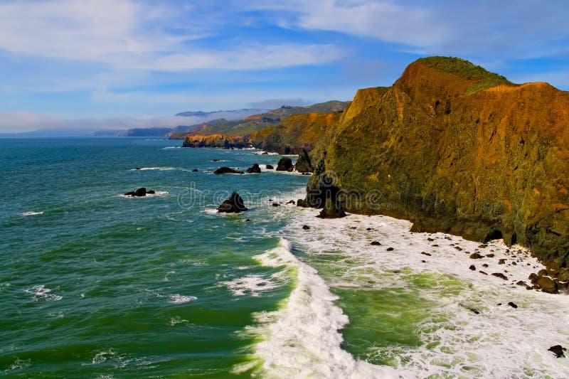 Marin County Coast stock photo. Image of ocean, waves - 4577702