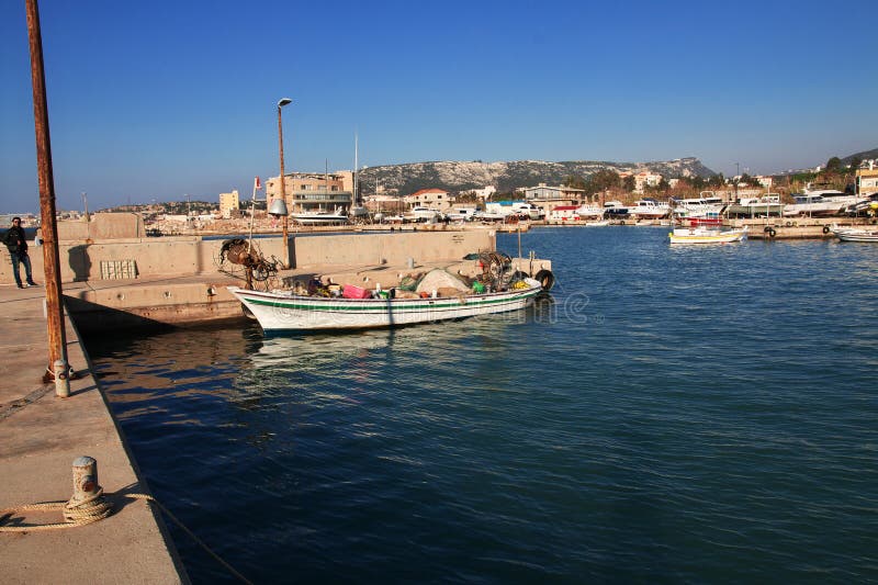 Batroun old city at night stock image. Image of beautiful - 214206219