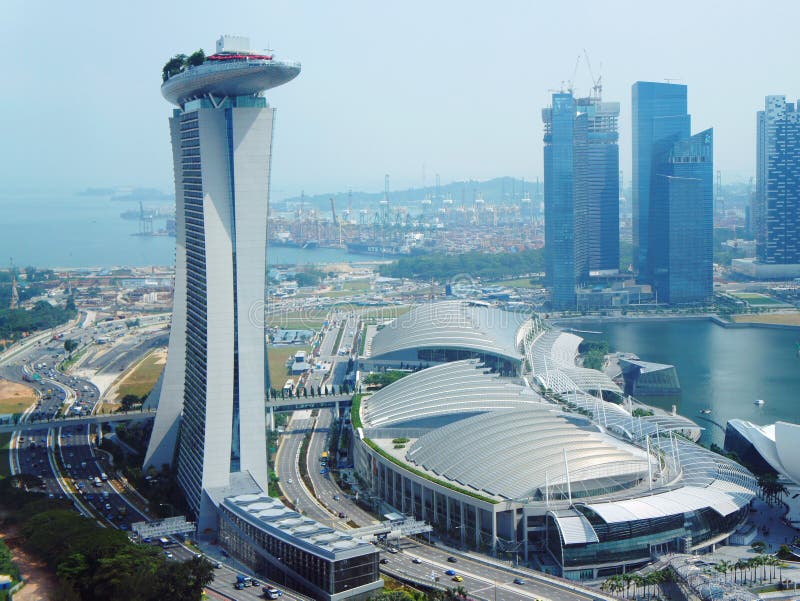Marina bay editorial photo. Image of structure, building - 20377776