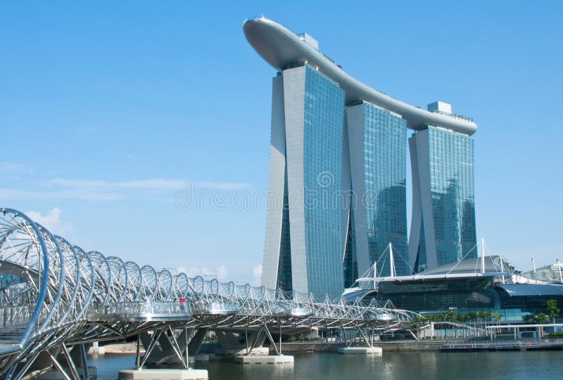 Marina Bay Sands Integrated Resort Editorial Stock Image - Image of ...