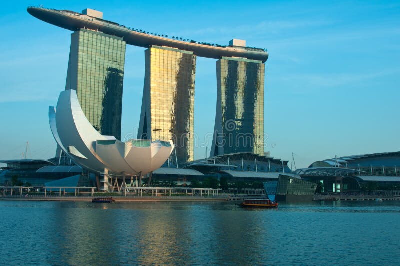 Marina Bay Sands Integrated Resort Editorial Photography - Image of ...
