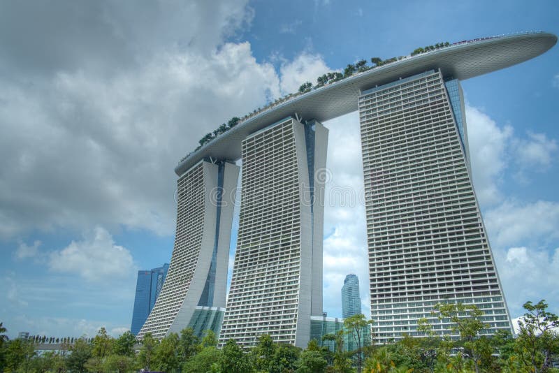 Marina Bay Sands Integrated Resort and Waterfront Editorial Image ...