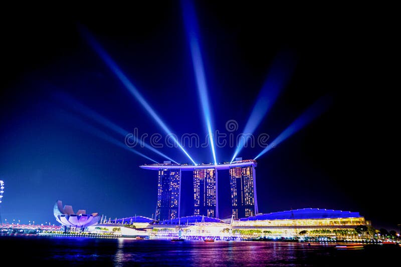Marina bay sands stock photo. Image of river, travel - 362076784