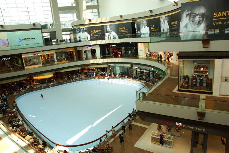 Marina Bay Sands Shopping Mall Editorial Photography - Image of ...