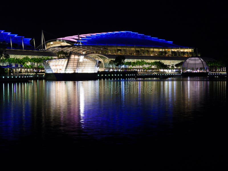 Marina Bay Waterfront, Singapore Stock Photo - Image of downtown ...