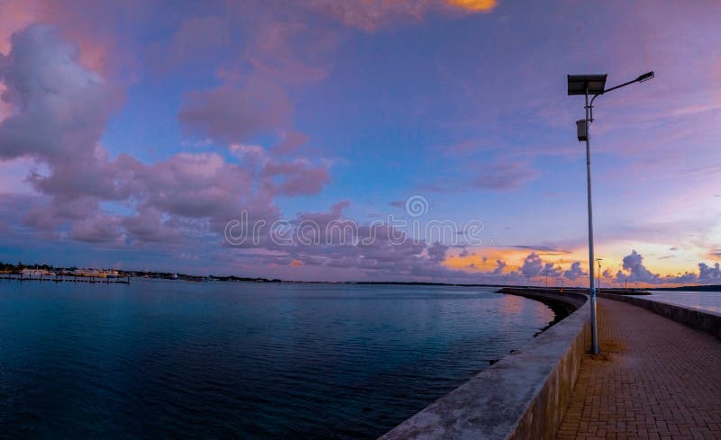Marina beach wakatobi stock photo. Image of dawn, cloud - 197635356