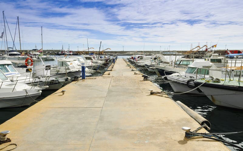 Port De Garrucha De La, Murcie Côte Espagnole Photo stock - Image du ...