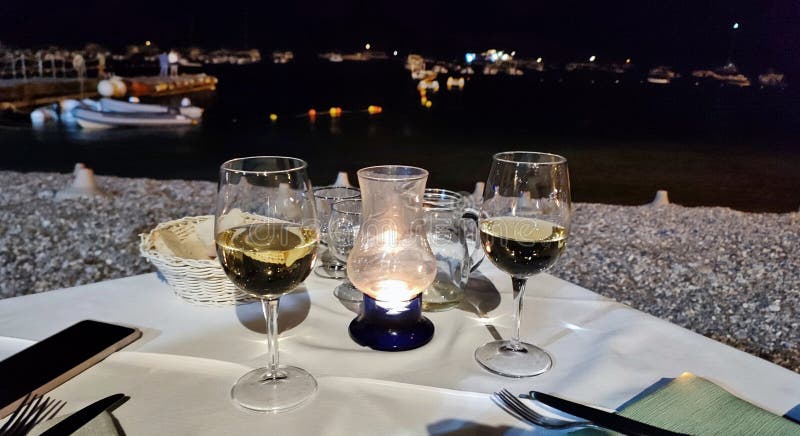 Marina Del Cantone - Cenetta Sulla Spiaggia Stock Image - Image of ...