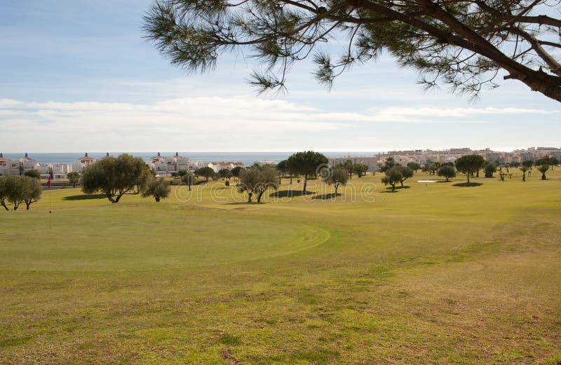 Marina Del Torre Golf Club stock photo. Image of mojacar - 18523808