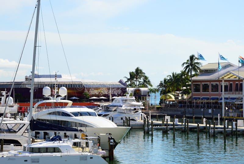 Marina in Downtown Miami, Florida Editorial Photography - Image of ...