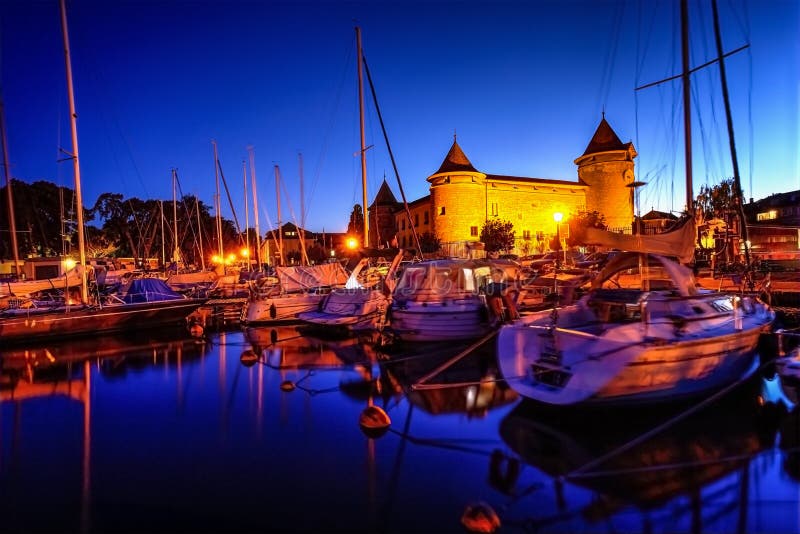 Morges, Suisse photo stock. Image du suisse, morges - 44948992