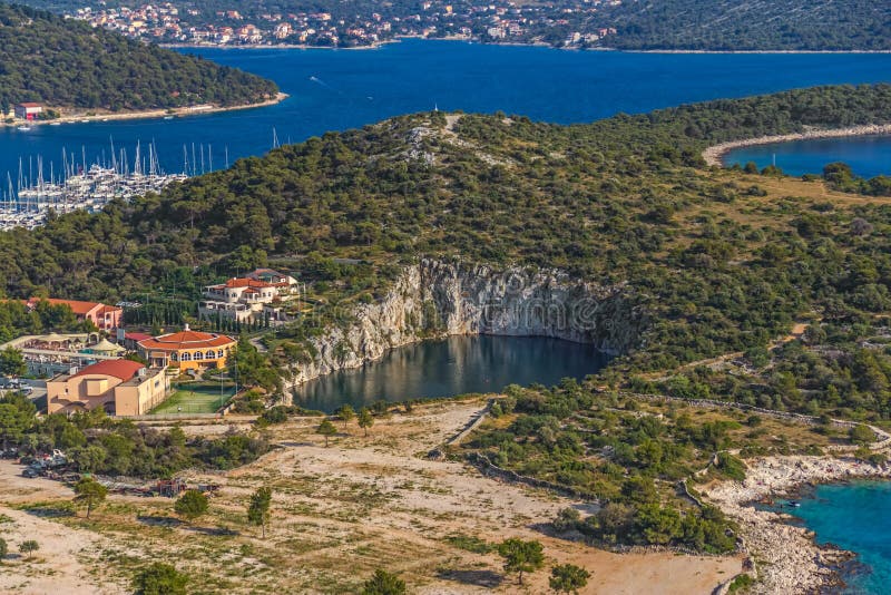 Marina Frapa lake stock photo. Image of scene, coast - 27852094