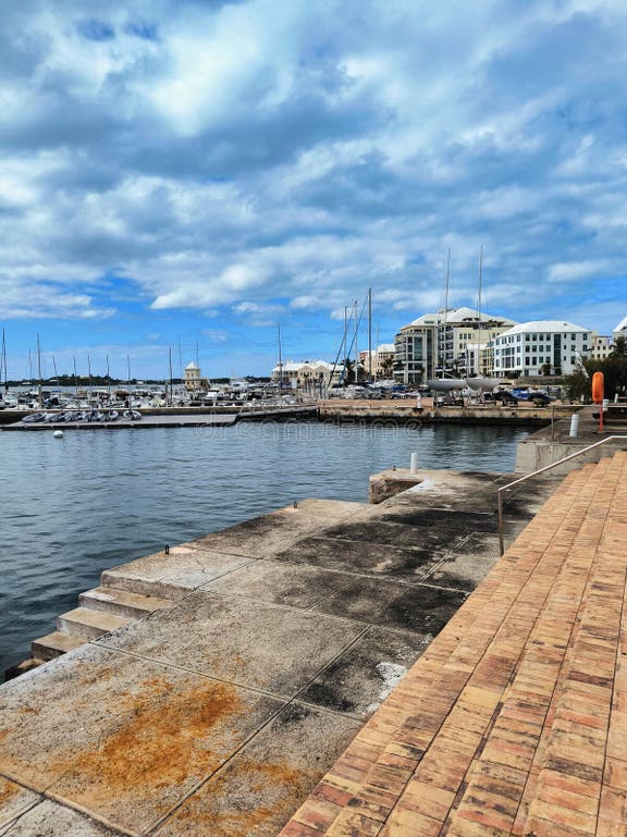 The Marina in Hamilton Bermuda Stock Image - Image of atlantic, harbor ...